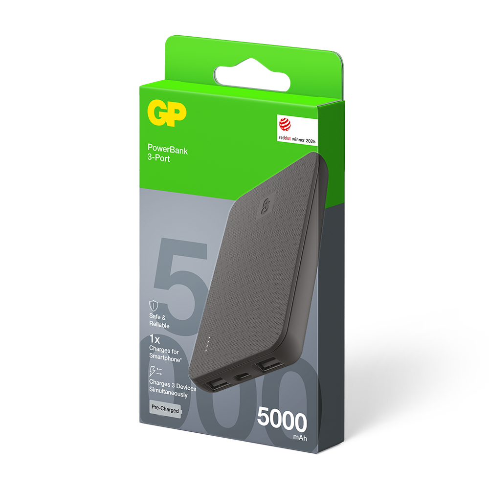 GP B+ Series PowerBank 5000mAh | GP Batteries HK
