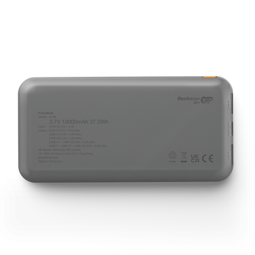 GP B+ Series PowerBank 10000mAh | GP Batteries HK