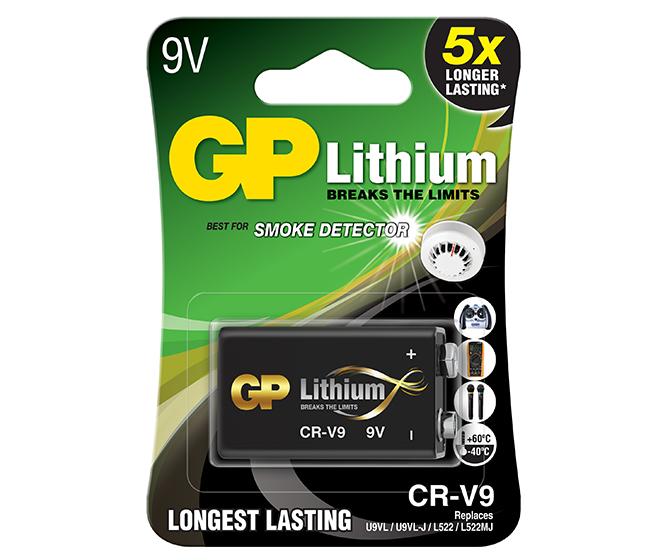 GP Lithium Battery CR-V9 1's | GP Batteries HK