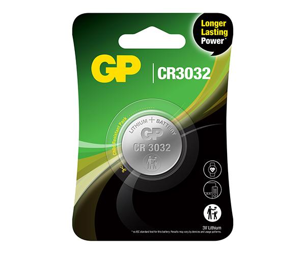 GP Lithium Coin Batteries CR3032 | GP Batteries HK